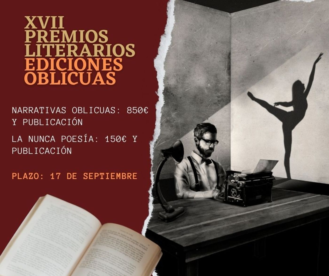 XVII Premio Literario Ediciones Oblicuas 17