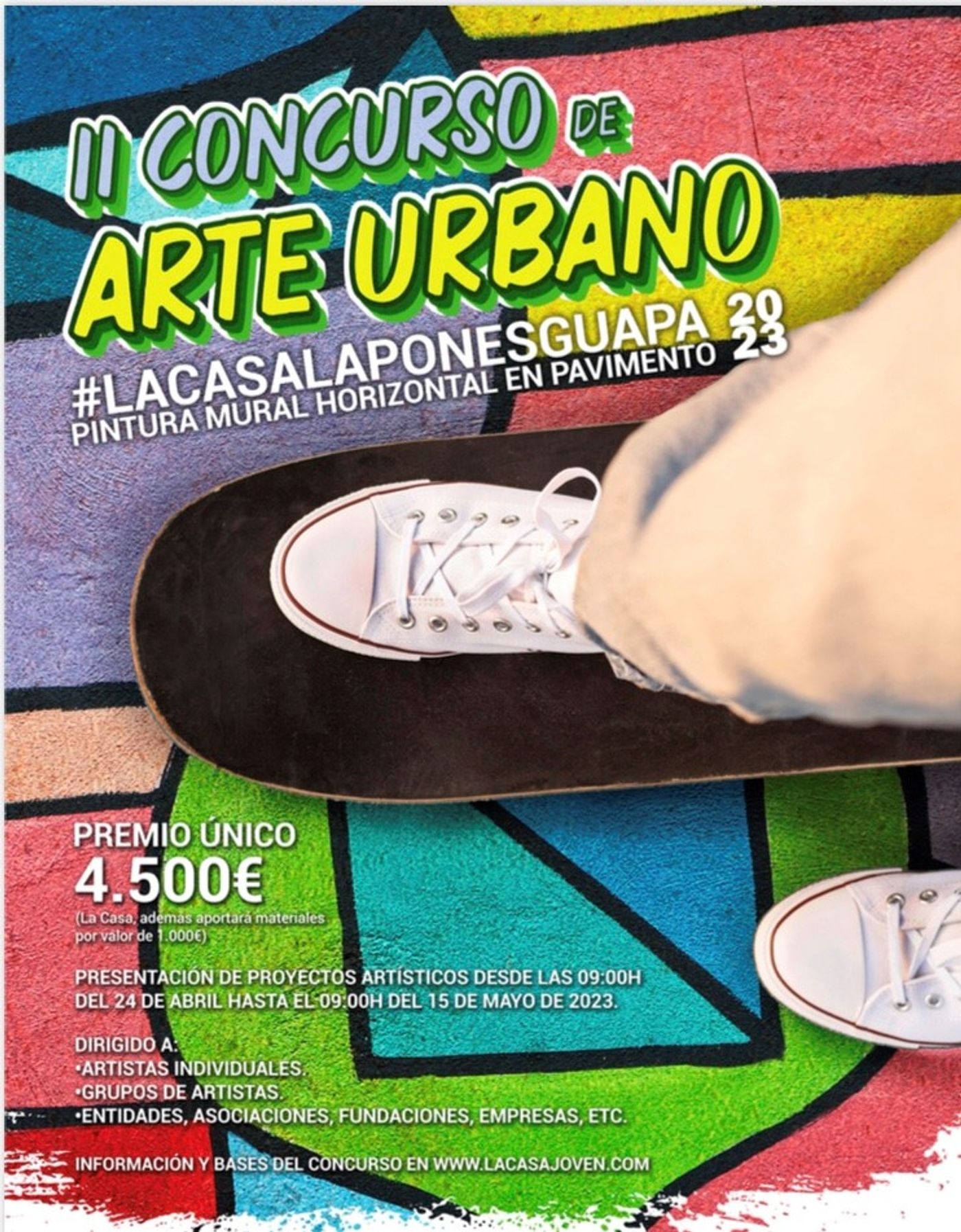2º Concurso de Arte Urbano. Pintura mural horizontal en pavimento 2